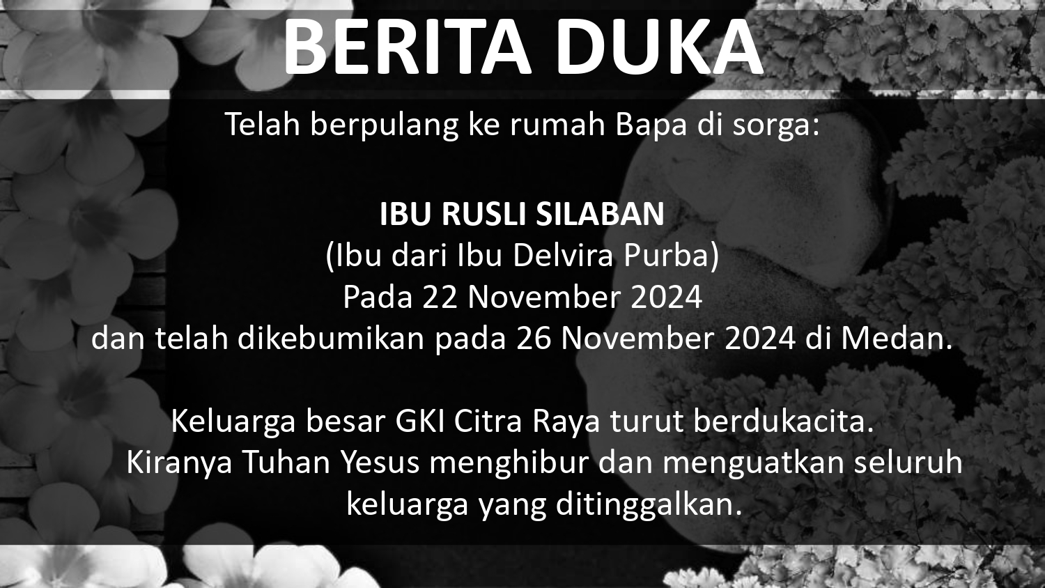GKI Citra Raya – Official Site