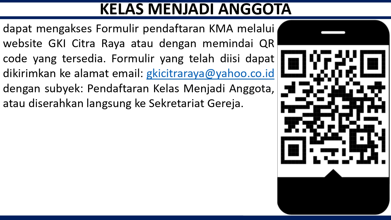 GKI Citra Raya – Official Site